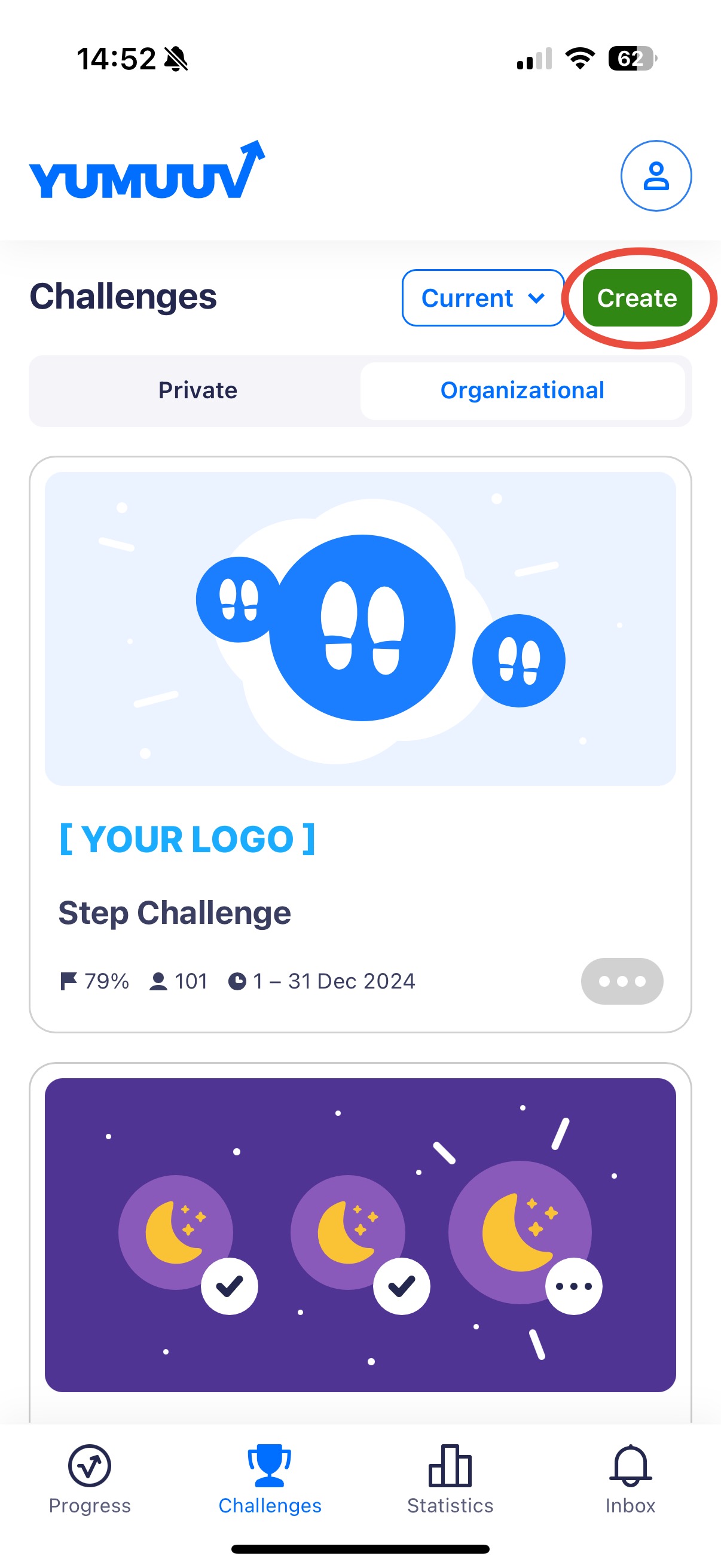 Creating a challenge | Help center | YuMuuv