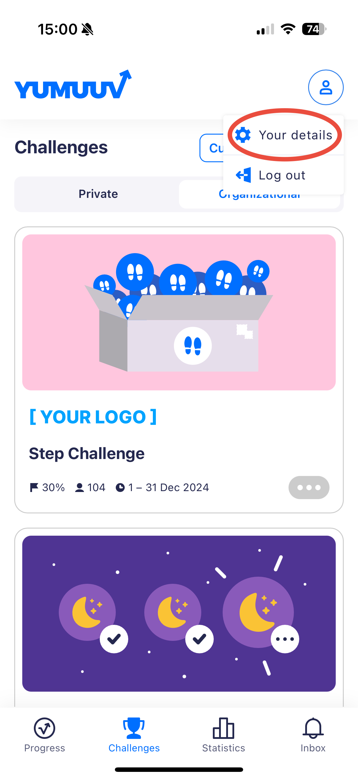 Your details | Help center | YuMuuv