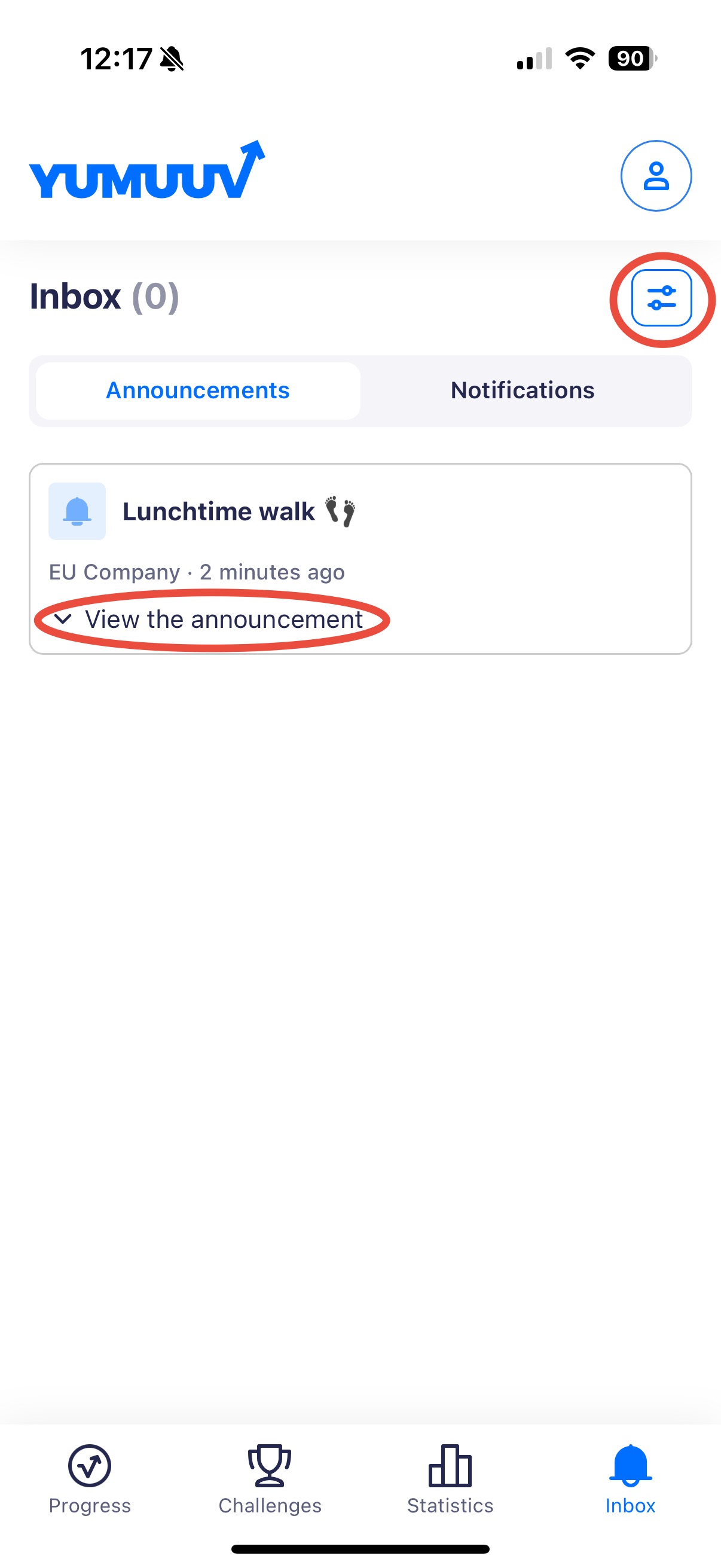 Inbox | Help center | YuMuuv