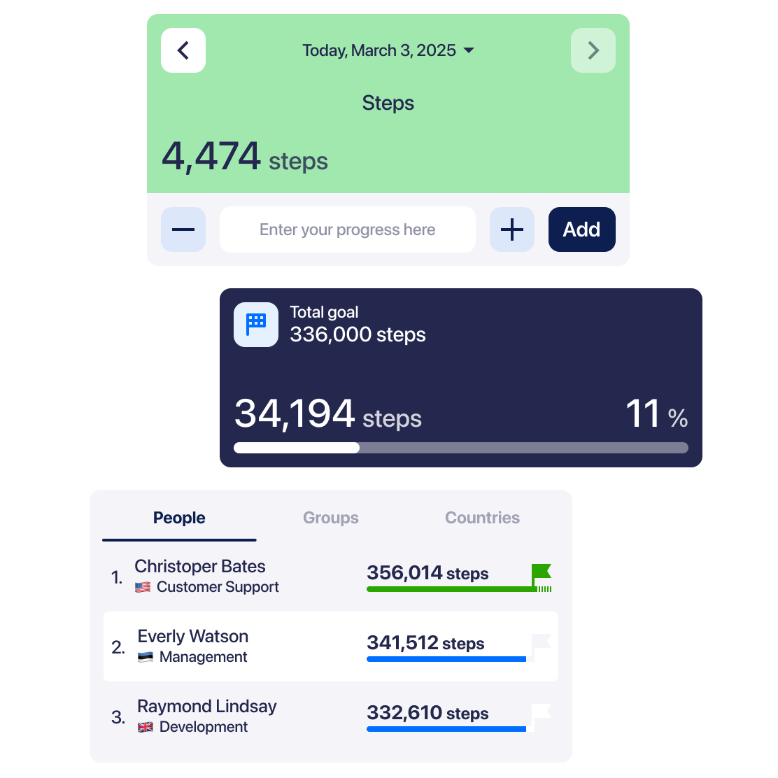 Step Challenge App | YuMuuv