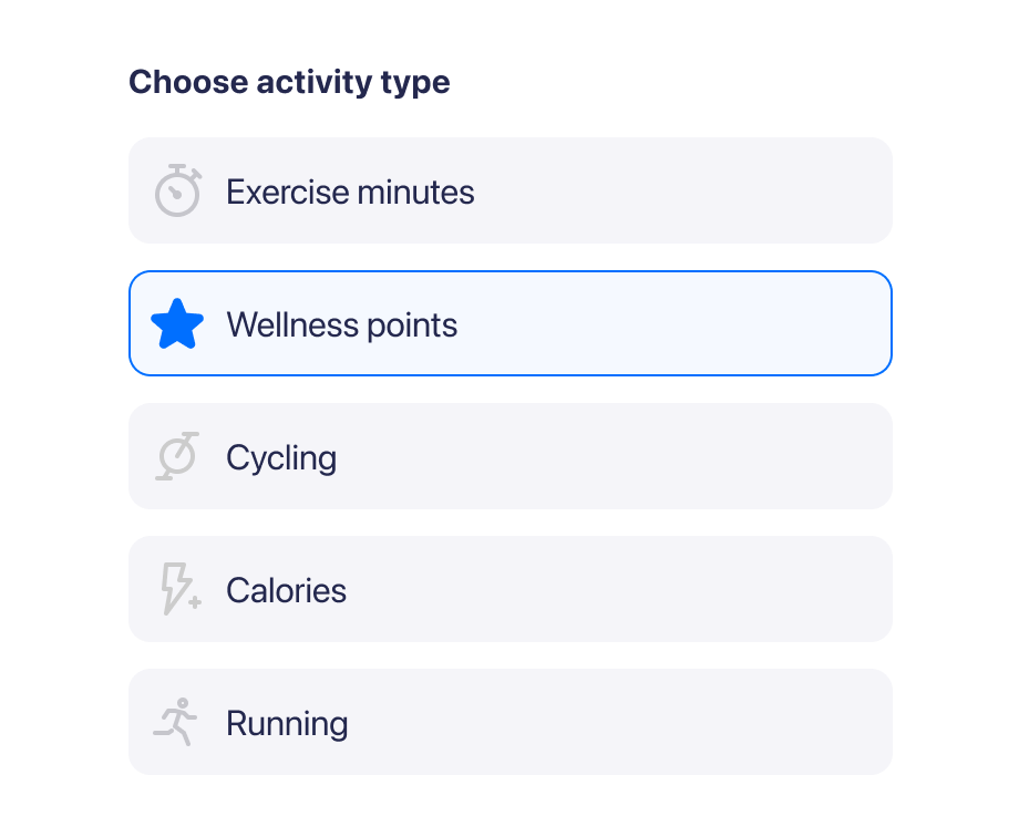 Wellness Points Challenge App | YuMuuv